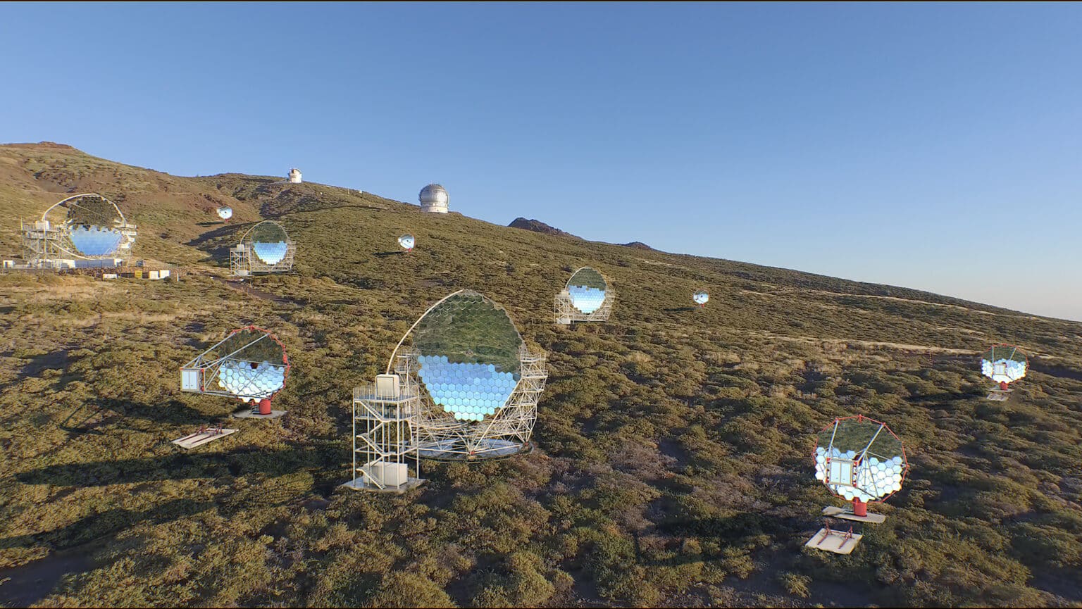 Rendering of CTAO-North array site.